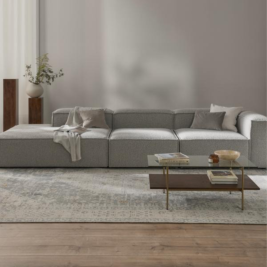 Luxe Modular Boucle Couch
