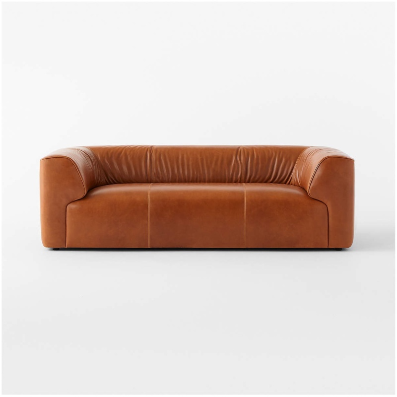 Moore Leather Two Seater Couch - Couch Manufacturers| High-End ...